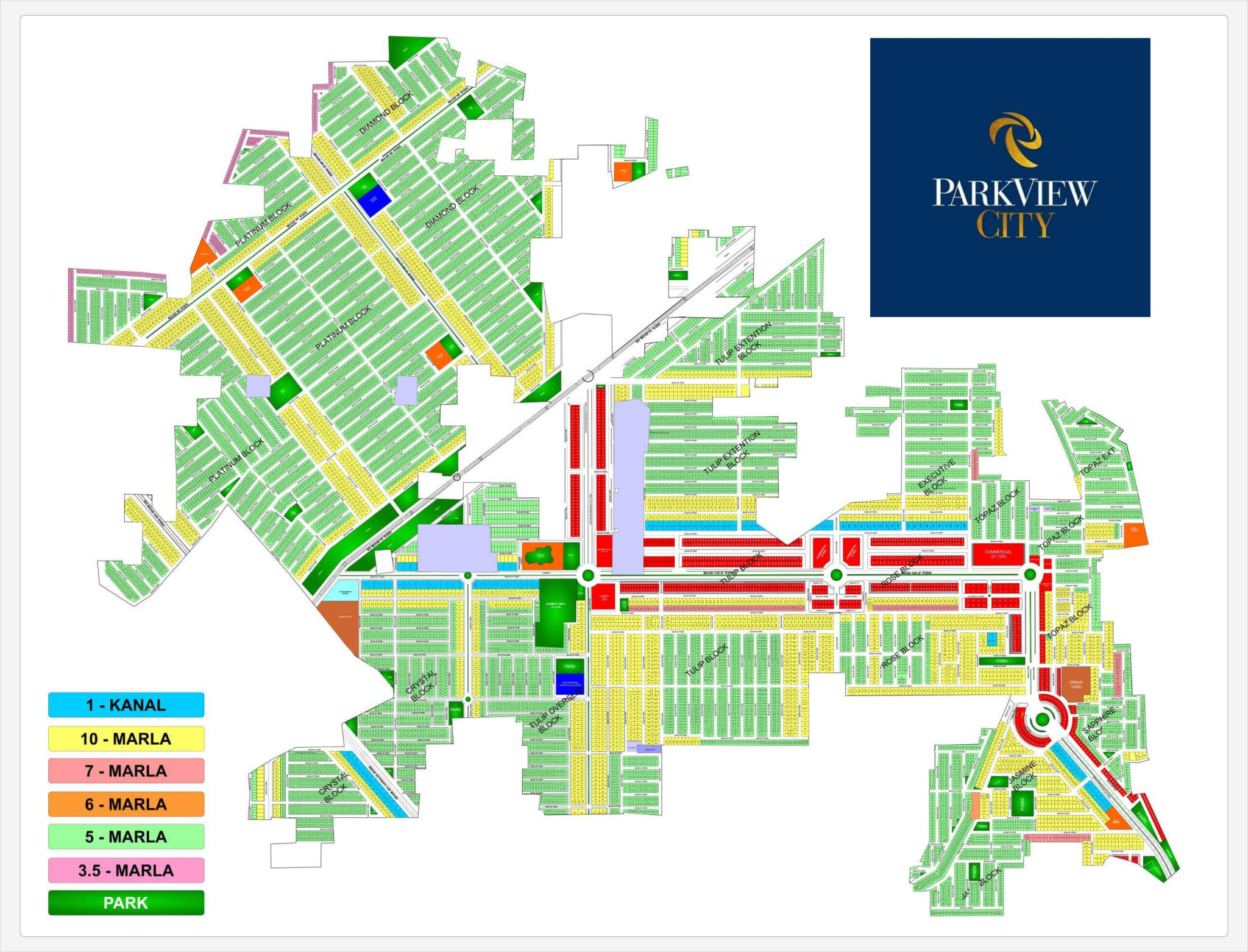 Park View City Lahore Map - Complete Guide for Plot Location